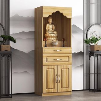 Generic Buddhistischer Hausaltar, Schreintisch, pers&ouml;nlicher Buddha-Schrank, chinesischer Meditationstisch mit Schublade, antike Opfertische f&uuml;r Tempel und Pr