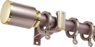 Generic Gardinenstangen Mit 2.8cm Durchmesser, 70-600 cm Robuste Fenster Vorhangstange Mit Aluminiumhalterung, Metallendkappen F&uuml;r Die Fenster-Terrassendekora