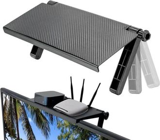 Generic TV-Montageregal Halterung - Heavy Floating Monitorst&auml;nder, AV -Komponentenhalter | Unterst&uuml;tzung f&uuml;r Spielekonsole, Empf&auml;nger, Streaming-Ger&auml;t, Lautsp