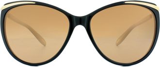 Ralph Lauren Ralph by Ralph Lauren Cat Eye Femme Dark Brown Brown Orange Gradient Lunettes de soleil