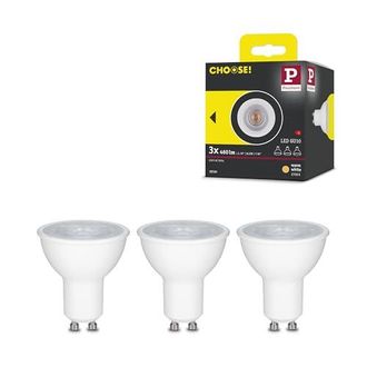 Paulmann 28784 LED Einbauleuchte Choose 3er Set rund 3x6,5W Einbaustrahler Wei&szlig; Spot Einbaulampe 2700K GU10