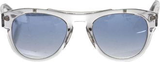 Frankie Morello Homme, Accessoires, Blanc, Taille: ONE Size Wayfarer Lunettes de soleil