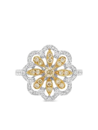 HYT Jewelry Platinring mit Diamanten - Silber