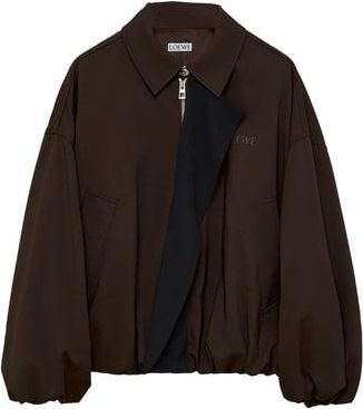 Loewe Veste ballon en m&eacute;lange stretch fluide