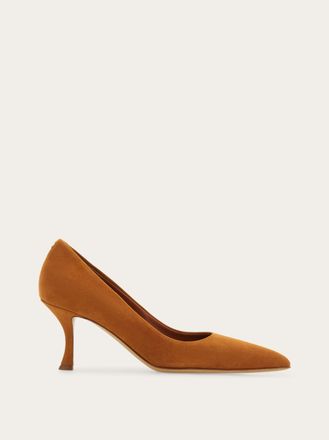 Ferragamo Damen Pumps Braun Gr&ouml;&szlig;e 36.5