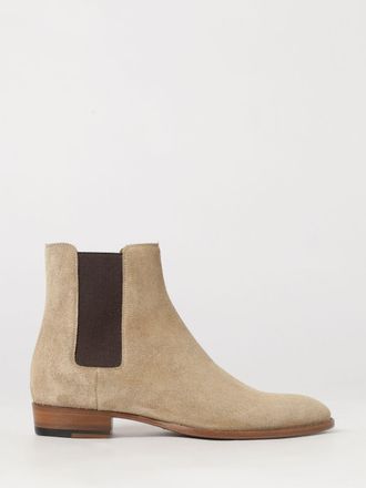 Saint Laurent Wildleder-Chelsea-Boots mit runder Kappe