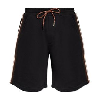 Moncler Homme, Shorts, Noir, Taille: XL Logo Patch Shorts