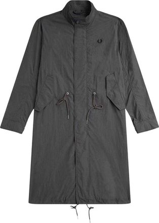 Fred Perry Herren Dünner Parka mit Geradem Saum (Gunmetal)