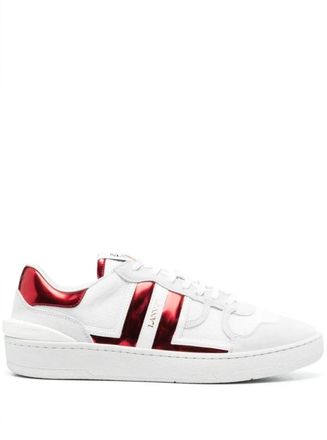 Lanvin Low-Top Sneaker - Clay Leather Sneakers - Gr. 36 (EU) - in Wei&szlig; - f&uuml;r Damen