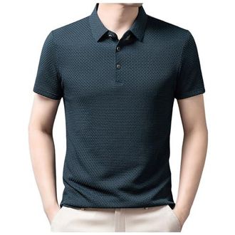 Generic Rrongwn Polo &agrave; manches courtes pour homme - Respirant - S&eacute;chage rapide - Pour l&eacute;t&eacute; - Boutonni&egrave;re - T-shirts pour homme - D&eacute;contract&eacute; - T-shirt de spor