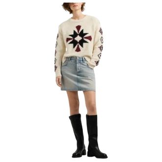 Pepe Jeans London Audrey Sweater - Femme - Pulls - Beige - Taille: 36 FR