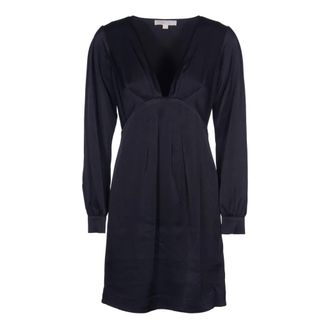 Michael Kors Femme, Robes, Noir, Taille: 36 FR Robe courte trap&egrave;ze en m&eacute;tal