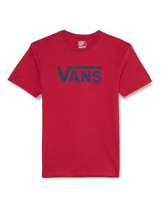 Vans Classic Drop V SS Crew Tee-B, Cardinal et Bleu Marine, M