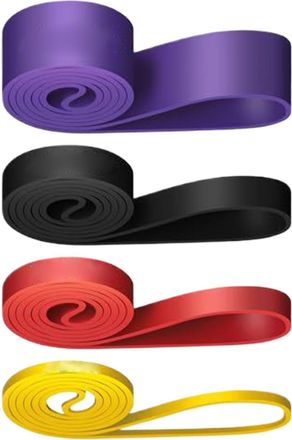 Generic Widerstandsb&auml;nder Fitness | 4 St&uuml;ck Hilfsg&uuml;rtel f&uuml;r Klimmz&uuml;ge | Yoga-Stretchband f&uuml;r Sportler, Pilates Athleten | gesch&auml;ftige Profis, B&uuml;ro, Zuhause, W