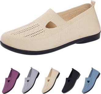 Generic Chaussures pour Femme sans Lacets, Chaussures Plates d&eacute;contract&eacute;es, Chaussures de randonn&eacute;e en Respirante, &eacute;l&eacute;gantes et Confortables, Chaussures d&eacute;t&eacute; 