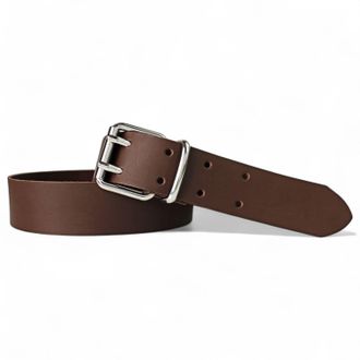 Fronhofer Doppeldorn Arbeitsgürtel, echtes Leder, 2-Dorn-Schnalle, 18613