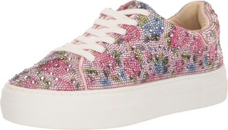 Betsey Johnson Damen Sidny Sneaker, Blumenmuster, 38.5 EU