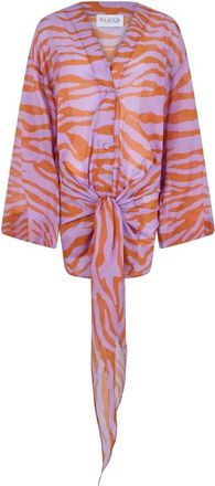 The Attico Femme, Robes, Multicolore, Taille: 40 FR Mini Robe Portefeuille