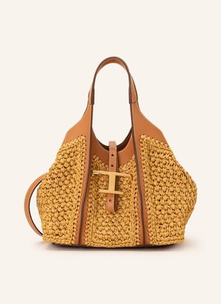 Tod's Tods Shopper Crochet Mini beige