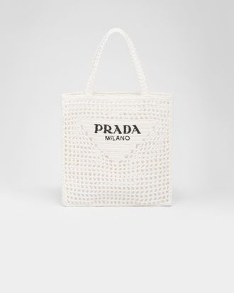 Prada Gehäkelte Tote Bag