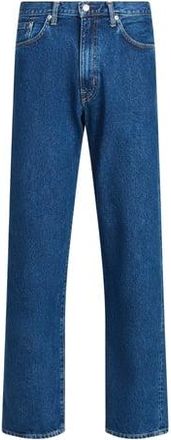 Edwin Jean droit uni en coton