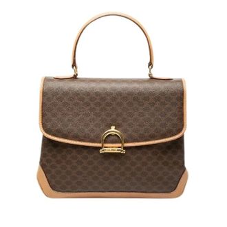 Celine Sac &agrave; main Macadam Pre-owned - Femme - Pre-owned - Brun - Taille: ONE Size