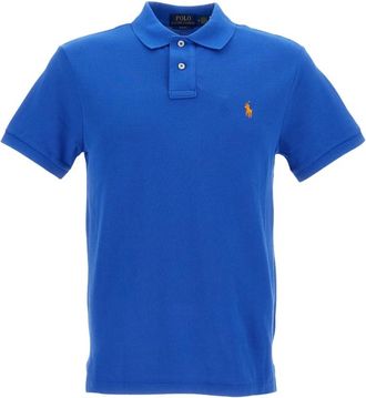 Polo Ralph Lauren Homme, Tops, Bleu, Taille: L Polo Iconique &agrave; Manches Courtes