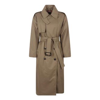Max Mara Femme, Manteaux, Vert, Taille: 36 FR Tcharme Trench Coat