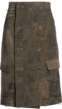 Uma Wang HOSEN & R&Ouml;CKE - Midi-R&ouml;cke auf YOOX.COM