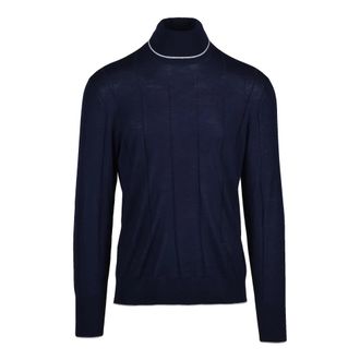 Eleventy Sottogiacca Turtleneck - - Knitwear - Herren - Blau - M
