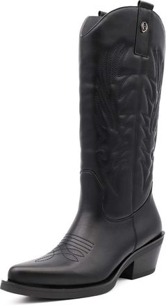 Queen Helena Cowboystiefel f&uuml;r Damen X28-110 Schwarz, 39 EU