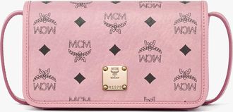 MCM Aren Portemonnaie zum Umh&auml;ngen in Visetos