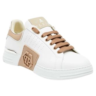 Philipp Plein Homme, Chaussures, Blanc, Taille: 42 EU Chaussures Plates