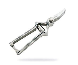 Premax Kauapparat - Gebogene Klinge - Ideal für Menschen mit Kauproblemen - Einstellbare Rändelschraube - Abm. 20 cm. - Rostfreier Stahl/Verchromt - 10867 - 