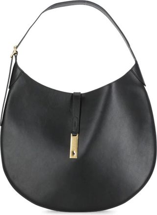 Ralph Lauren Femme, Sacs, Noir, Taille: ONE Size Polo ID Shoulder Bag