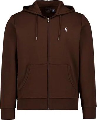Polo Ralph Lauren Herren Sweatjacke braun Baumwolle unifarben