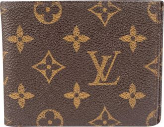 Louis Vuitton Portemonnaie - Louis Vuitton Canvas Monogram Porte Wallet - Gr. unisize - in Braun - für Damen
