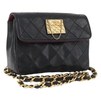 Chanel Pre-owned Vintage square cc flap bag - - Pre-owned - Damen - Schwarzk - ONE SIZE