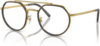 Ray-Ban unisex, Accessoires, Jaune, Taille: 51 MM RX 3765V Optical Frame