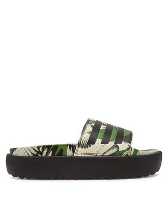 adidas Pantoletten adilette Platform JI4754 Gr&uuml;n