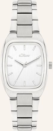 s.Oliver S.Oliver Armbanduhr Aus Edelstahl silber