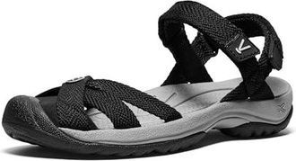 Keen Keen Femme Bali Strap Closed Toe Breathable Adjustable Comfortable Quick Dry Sandales, Noir/Alliage, 35.5 EU