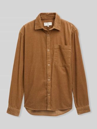 Tom Tailor Denim Freizeithemd aus Cord mit durchgehender Knopfleiste