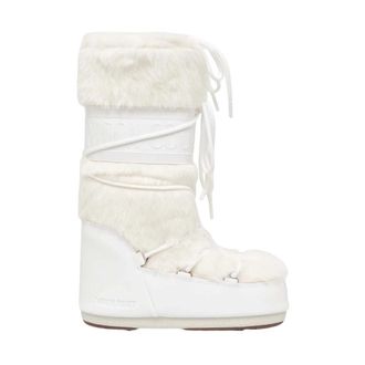 Moon Boot MB Icon Faux Fur - - Shoes - Damen - Wei&szlig; - 39 EU
