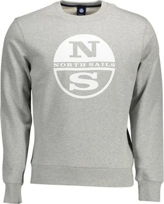 North Sails Homme, Sweatshirts et sweats à capuche, Gris, Taille: XL Cotton Sweater
