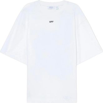 Off-white Homme, Tops, Blanc, Taille: M T-shirt Spray Fl&egrave;che 3D