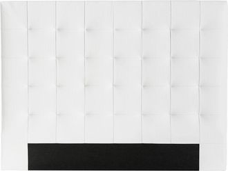 Miliboo Bettkopfteil gepolstert weißes 160 cm halciona