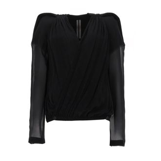 Rick Owens Maria Jacket - Femme - Blouses et Chemises - Noir - Taille: 36 FR
