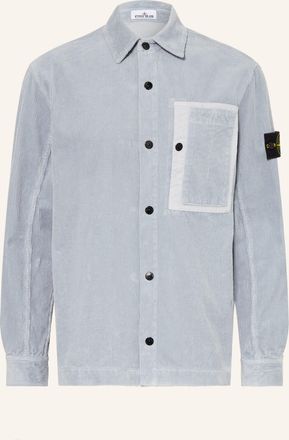 Stone Island Cordhemd Comfort Fit blau