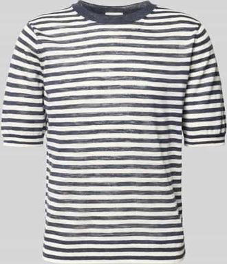 Closed Regular Fit T-Shirt aus Leinen-Mix